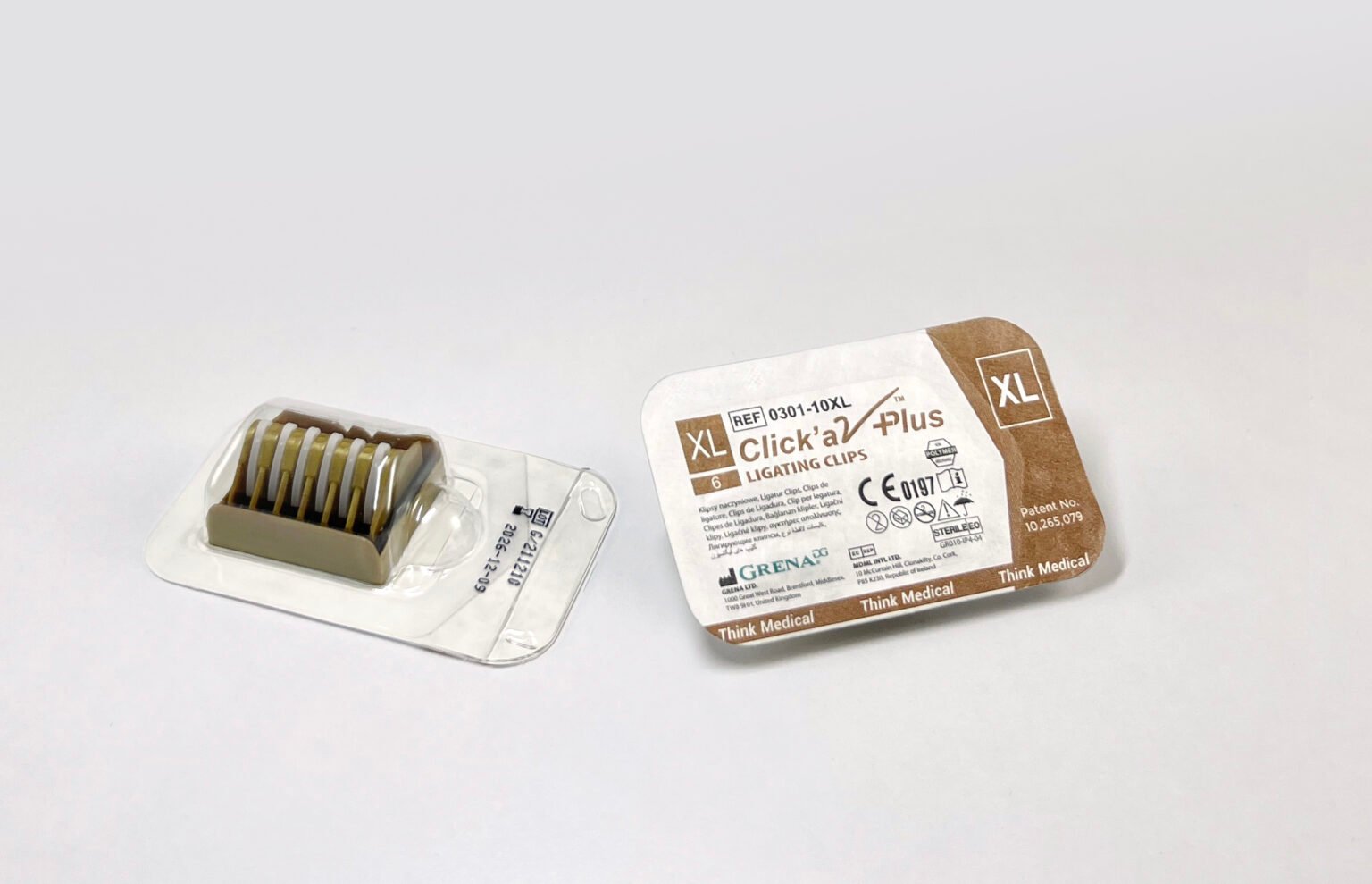 Clip Hemolock Dorado (Click'aV Plus talla "XL")- Grena Ltd. - Iqmed ...
